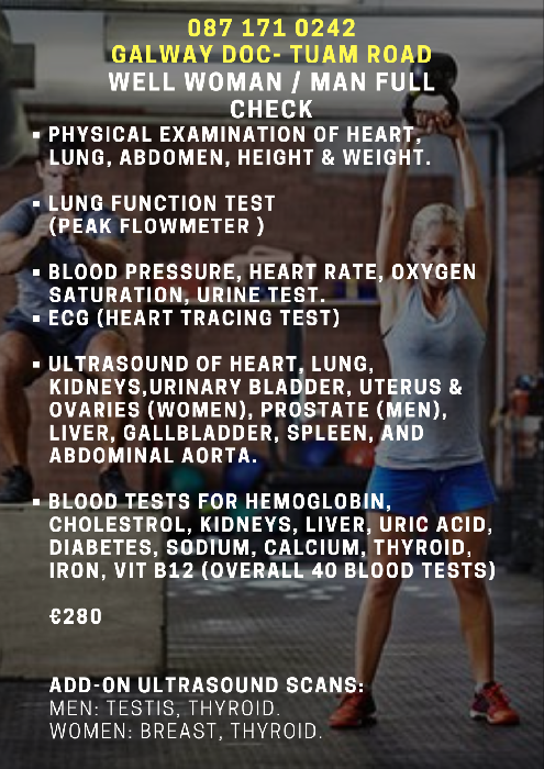 Well Woman Clinic - Full health check with scans